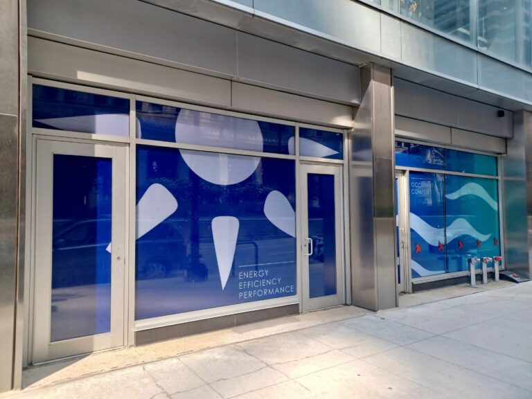 Perforated Window Film for One-Way Privacy, Vinyl Graphics, Architecture